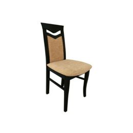 JVmoebel Esszimmerstuhl, Art deco 4x Sessel Stuhl Designer Holz Stoff Polster Stühle Gastro