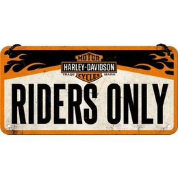 Nostalgic Art Harley-Davidson - Riders Only, H&auml;ngeschild