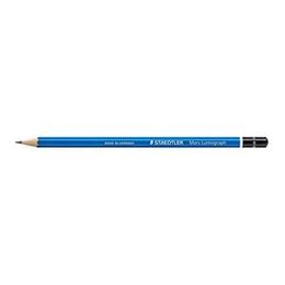 Staedtler Mars Lumograph Bleistift B blau, 1 St.