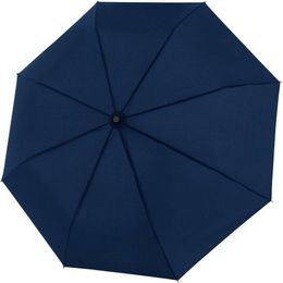 Doppler® Taschenregenschirm Fiber Magic Superstrong, uni navy, blau