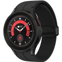 Samsung Galaxy Watch 5 Pro 45mm BT Smartwatch (3,46 cm/1,4 Zoll, Wear OS by Samsung), Fitness Uhr, Fitness Tracker, Gesundheitsfunktionen, schwarz