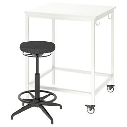 IKEA TROTTEN/LIDKULLEN Tisch und Sitz-/Stehstütze