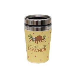 Dekohelden24 Thermobecher Thermobecher / Becher to go Munter-Macher