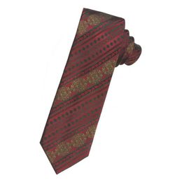 Moschen-Bayern Krawatte Trachtenkrawatte Herren Krawatte Seidenkrawatte Herrenkrawatte 100% Seide Rot-Grün edler Wiener Seiden-Jacquard