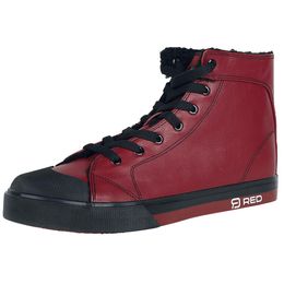 Red by EMP Walk The Line Sneaker high dunkelrot in EU36