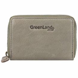 GreenLand Nature Kreditkartenetui RFID Leder 10,5 cm aqua