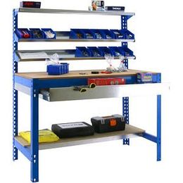 Simonrack Werkbank SIMONWORK BT1 BOX blau 1 Schublade 151,0 x 76,0 x 144,5 cm