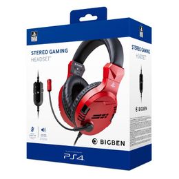 BigBen Interactive PS4/PS5 Gaming Headset V3 - Red
