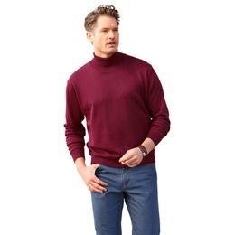 Rollkragenpullover Marco Donati "Rollkragen-Pullover" Gr. 56/58, rot (dunkelrot) Herren Pullover Strick