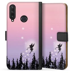 DeinDesign Handyhülle Disney Tinkerbell Offizielles Lizenzprodukt Tinker Bell Woods, Huawei Y6p Hülle Handy Flip Case Wallet Cover Handytasche Leder