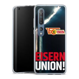 DeinDesign Handyhülle Fanartikel 1. FC Union Berlin Fußball Eisern Union Typo, Xiaomi Mi 10 Silikon Hülle Bumper Case Handy Schutzhülle, weiß