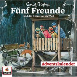 Fünf Freunde Adventskalender - ...und das Abenteuer im Wald (2 CDs) - Enid Blyton (Hörbuch)