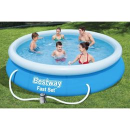Bestway Fast Set™ Pool-Set, rund, mit Filterpumpe 366 x 76 cm