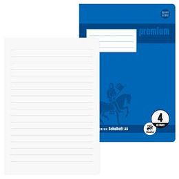 HOHENSTAUFEN Staufen® Schulheft Premium Lineatur 4 liniert DIN A5 ohne Rand, 16 Blatt