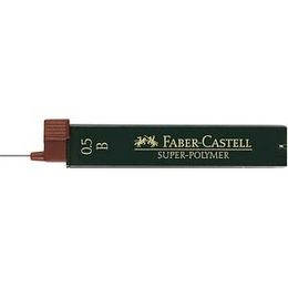 Faber-Castell SUPER-POLYMER Bleistiftminen schwarz B 0,5 mm, 12 St.