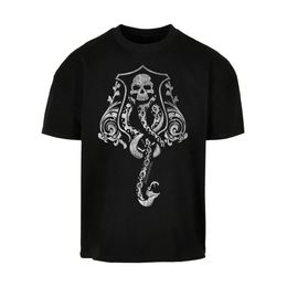 F4NT4STIC T-Shirt 'Harry Potter Dark Mark Crest' Herren Größe M hellgrau / schwarz