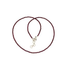 Bella Carina Perlenkette Kette mit Granat facettiert 2