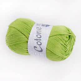 Cotone Uni von Lana Grossa, Pistazie, aus Baumwolle