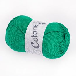 Cotone Uni von Lana Grossa, Smaragd, aus Baumwolle