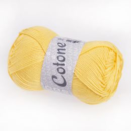 Cotone Uni von Lana Grossa, Gelb, aus Baumwolle