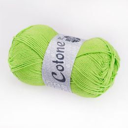 Cotone Uni von Lana Grossa, Hellgr&uuml;n, aus Baumwolle
