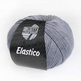 Elastico von Lana Grossa, Schiefer, aus Baumwolle