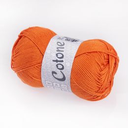 Cotone Uni von Lana Grossa, K&uuml;rbis, aus Baumwolle