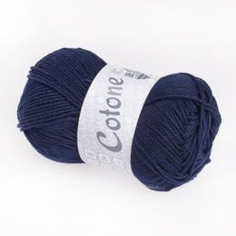 Cotone Uni von Lana Grossa, Nachtblau, aus Baumwolle