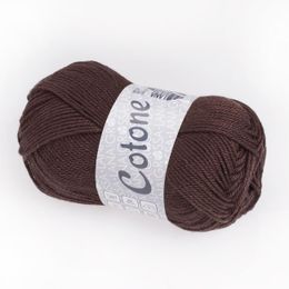 Cotone Uni von Lana Grossa, Mokka, aus Baumwolle