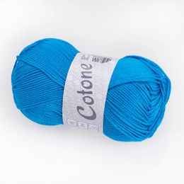 Cotone Uni von Lana Grossa, T&uuml;rkisblau, aus Baumwolle