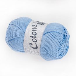 Cotone Uni von Lana Grossa, Hellblau, aus Baumwolle