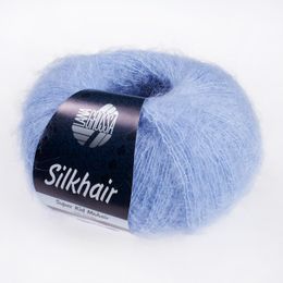 Silkhair von Lana Grossa, Himmelblau, aus Mohair