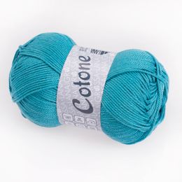 Cotone Uni von Lana Grossa, Hellpetrol, aus Baumwolle