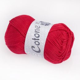 Cotone Uni von Lana Grossa, Rot, aus Baumwolle