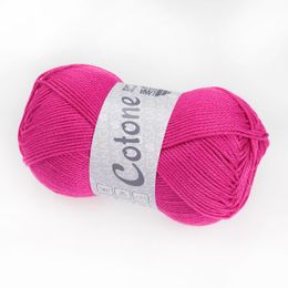 Cotone Uni von Lana Grossa, Pink, aus Baumwolle