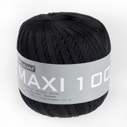 Maxi 100 von BellaLana , Schwarz, aus Baumwolle