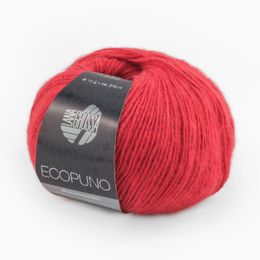 Ecopuno von Lana Grossa, Rot, aus Baumwolle