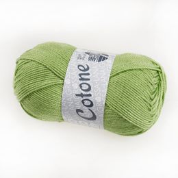 Cotone Uni von Lana Grossa, Lindgr&uuml;n, aus Baumwolle