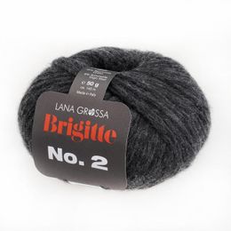 Brigitte No. 2 von Lana Grossa, Schwarz, aus Alpaka