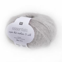 Essentials Super Kid Mohair Loves Silk von Rico Design, Argent, aus Mohair