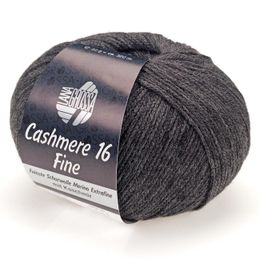 Cashmere 16 Fine von Lana Grossa, Anthrazit, aus Schurwolle