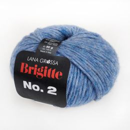 Brigitte No. 2 von Lana Grossa, Mittelblau, aus Alpaka