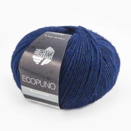Ecopuno von Lana Grossa, Marine, aus Baumwolle