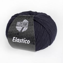 Elastico von Lana Grossa, Schwarz, aus Baumwolle
