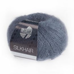Silkhair von Lana Grossa, Dunkelgrau, aus Mohair