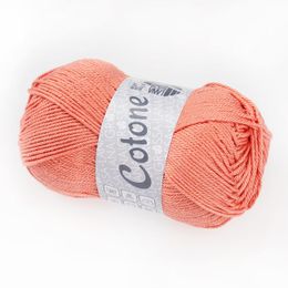 Cotone Uni von Lana Grossa, Lachs, aus Baumwolle