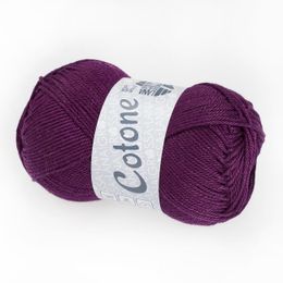Cotone Uni von Lana Grossa, Brombeer, aus Baumwolle