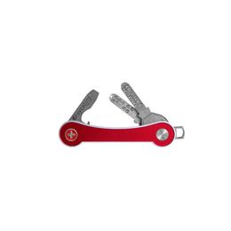 keycabins Schlüsselanhänger Aluminium frame, SWISS Made, rot