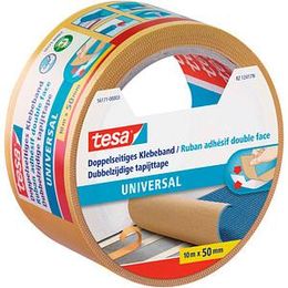 Tesa 56171 doppelseitiges Klebeband 50,0 mm x 10,0 m, 1 Rolle