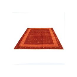 Wollteppich Gabbeh - Perser - 229 x 173 cm - dunkelrot, morgenland, rechteckig, Höhe: 18 mm, Wohnzimmer, Handgeknüpft, Einzelstück mit Zertifikat, rot